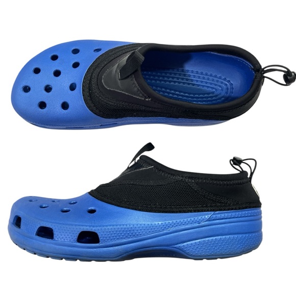 CROCS | Shoes | Crocs Hydro Boat Shoes Mens 1 In Blueblack | Poshmark